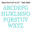 Georgia Machine Embroidery Font, Monogram Alphabet Embroidery Design ...