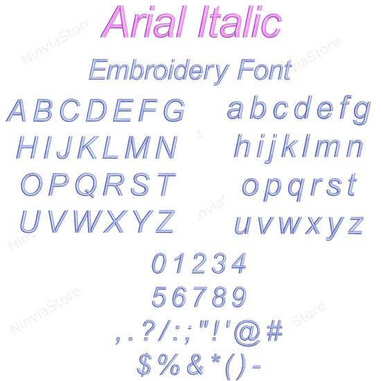 10 BX Arial Machine Embroidery Font Bundle, Alphabet Embroidery Design ...