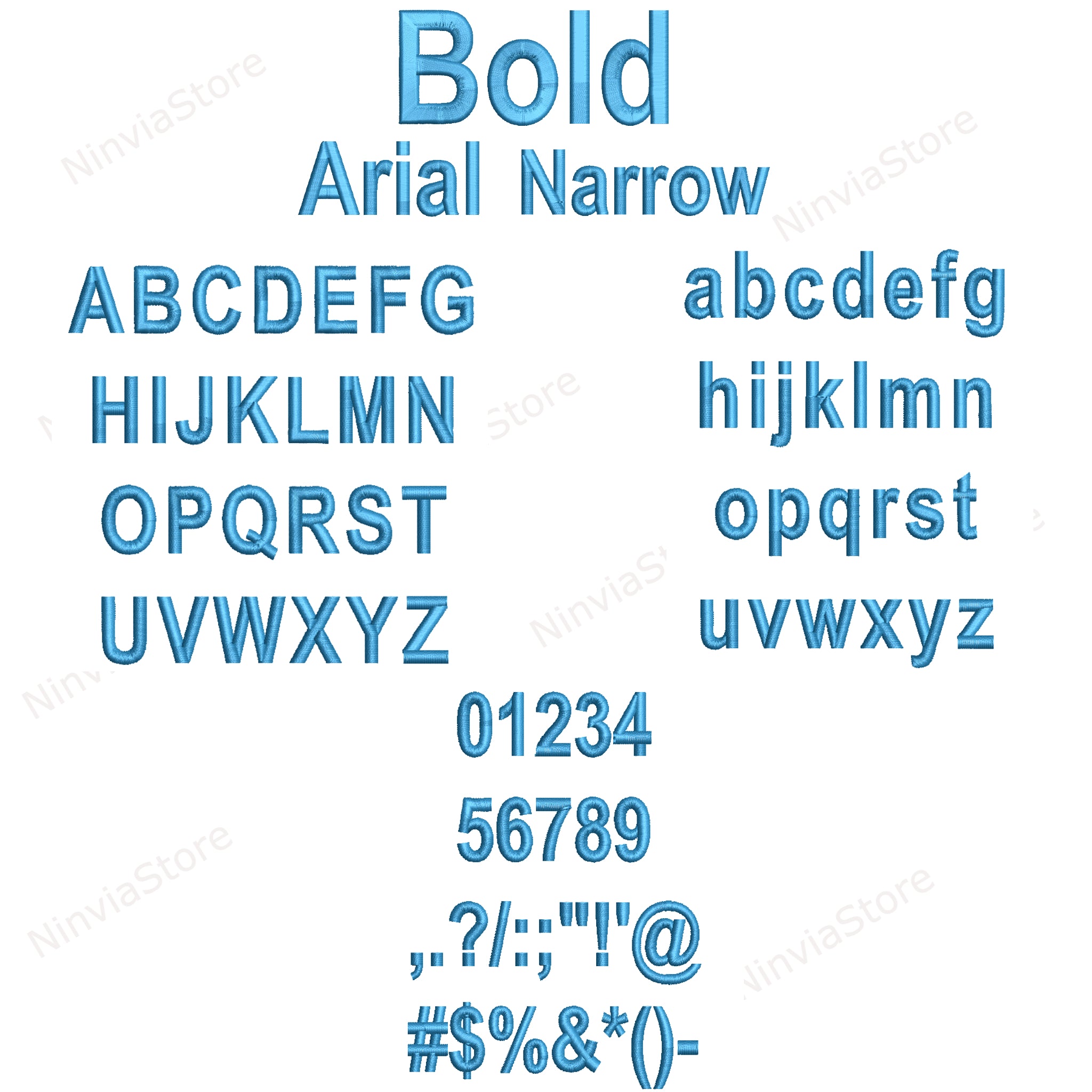10 BX Arial Machine Embroidery Font Bundle, Alphabet Embroidery Design ...
