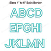 Block Applique Machine Embroidery Font, Alphabet Embroidery Designs ...