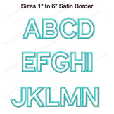 Block Applique Machine Embroidery Font, Alphabet Embroidery Designs ...