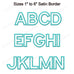 Block Applique Machine Embroidery Font, Alphabet Embroidery Designs ...