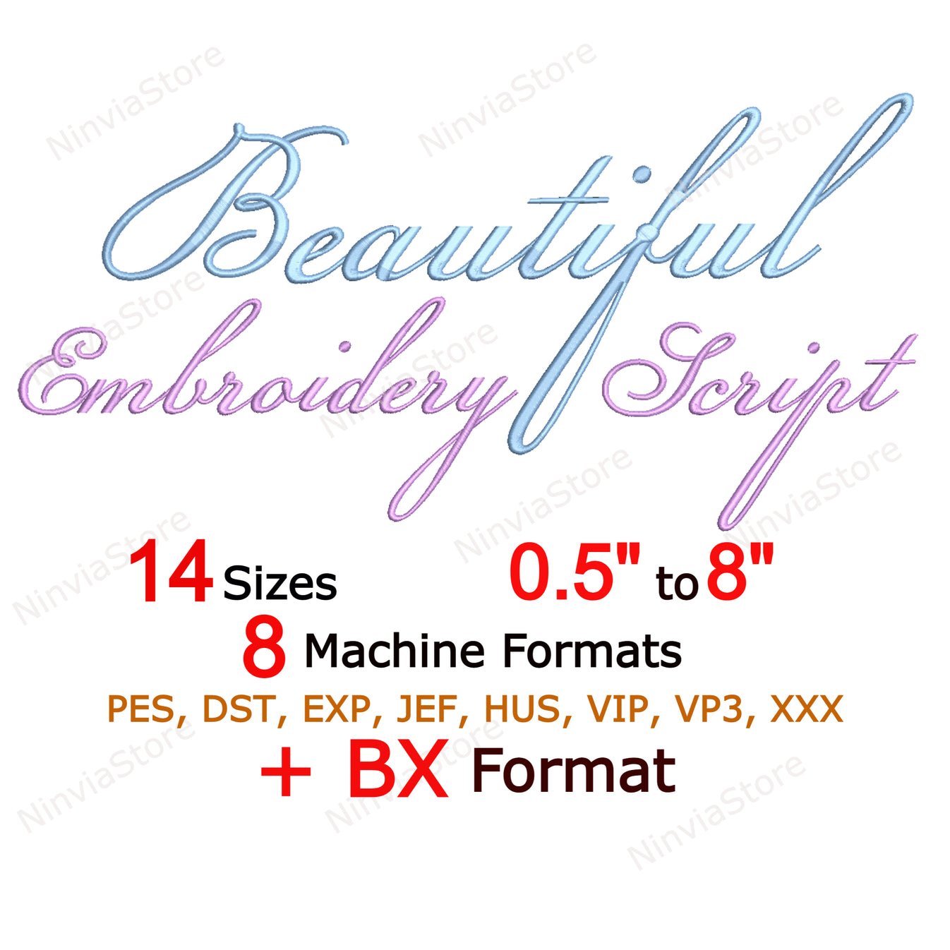 Beautiful Script Machine Embroidery Font, Alphabet Embroidery Designs ...