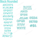 VP3 Block Machine Embroidery Fonts Bundle, Alphabet Embroidery Design ...