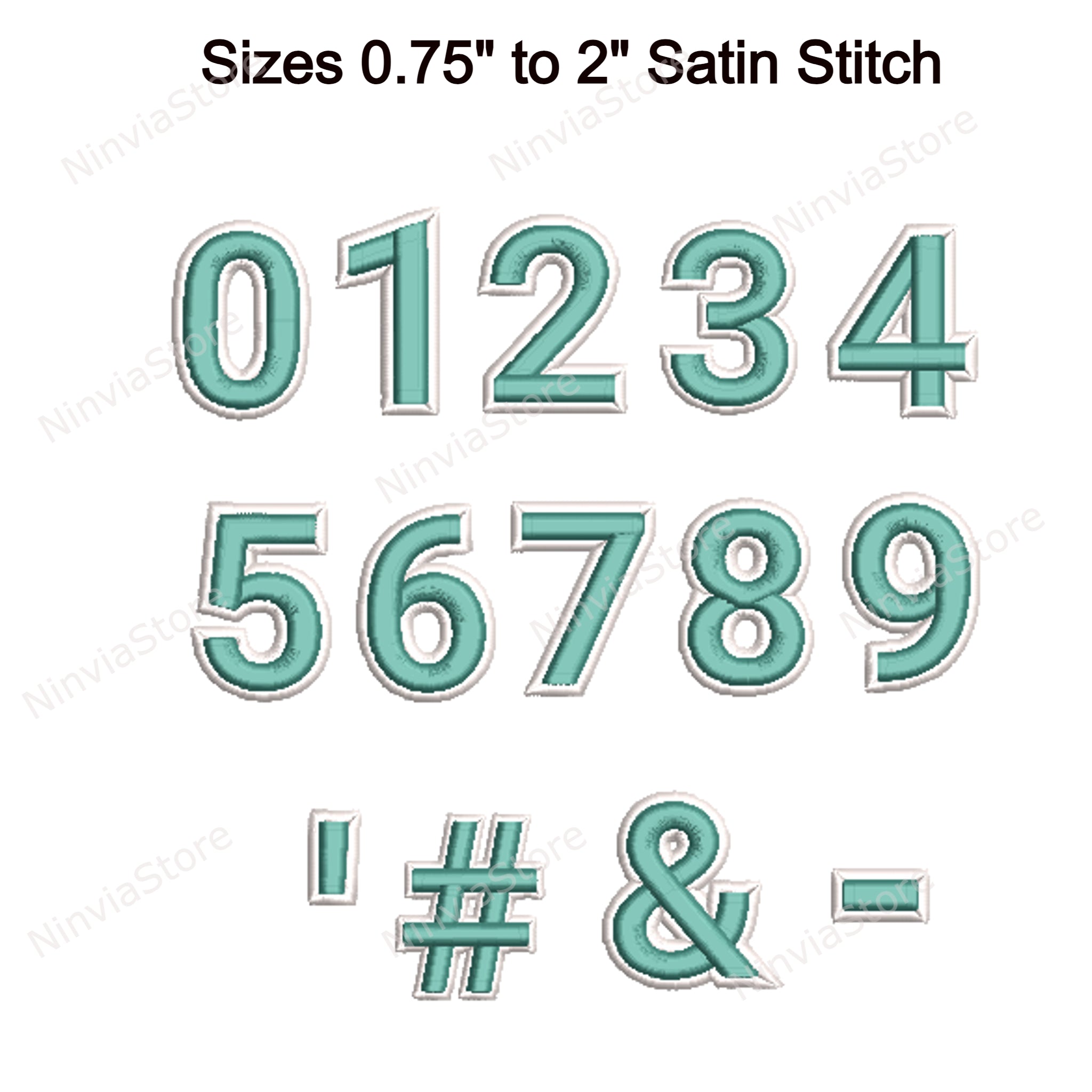 3D Puff Foam 2 Color Block Machine Embroidery Font Alphabet Embroidery ...