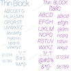 VP3 Block Machine Embroidery Fonts Bundle, Alphabet Embroidery Design ...