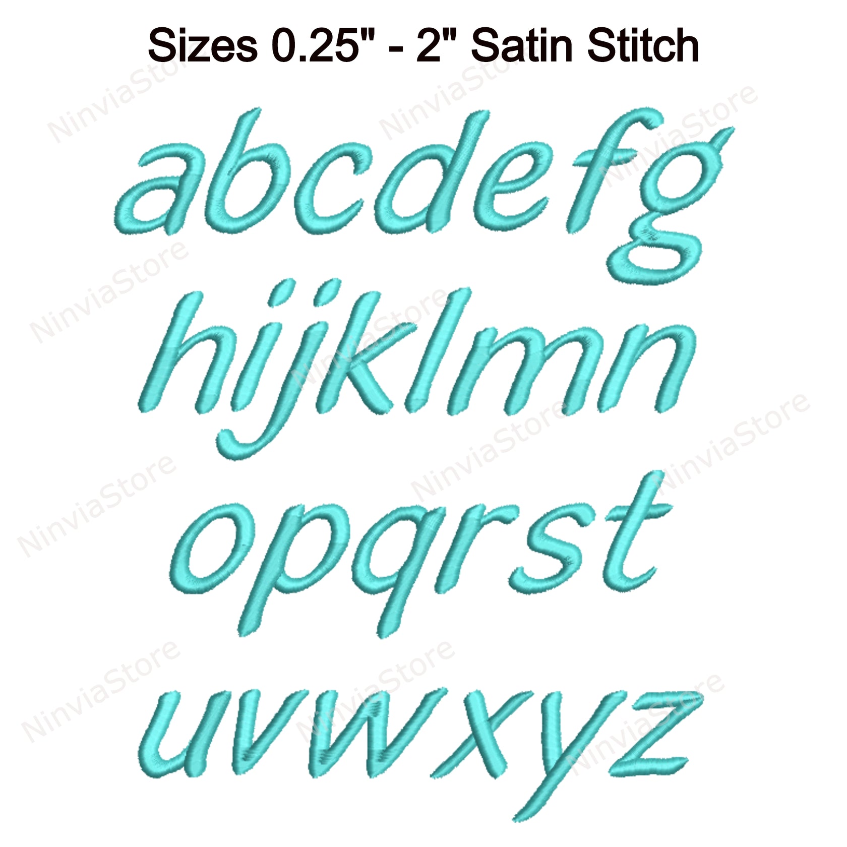 Blacklight Script Machine Embroidery Font, Alphabet Embroidery Designs ...