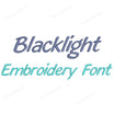 Blacklight Script Machine Embroidery Font, Alphabet Embroidery Designs – NinviaStore