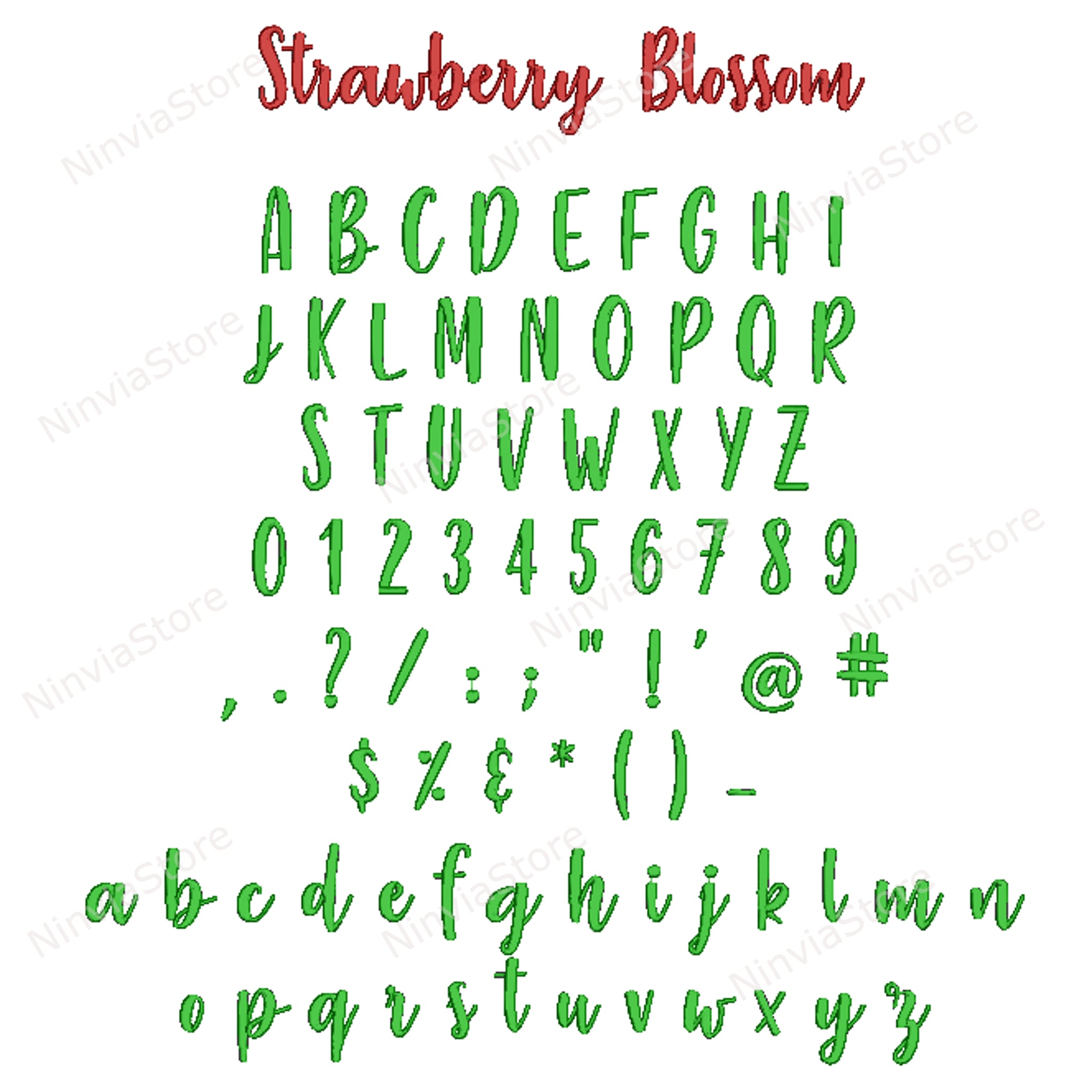 PES Embroidery Cursive Fonts Bundle, Script Alphabet Embroidery Design ...
