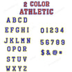 7 DST Two-Color Embroidery Fonts Bundle, 2 Color Monogram Font DST ...
