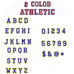 7 DST Two-Color Embroidery Fonts Bundle, 2 Color Monogram Font DST ...