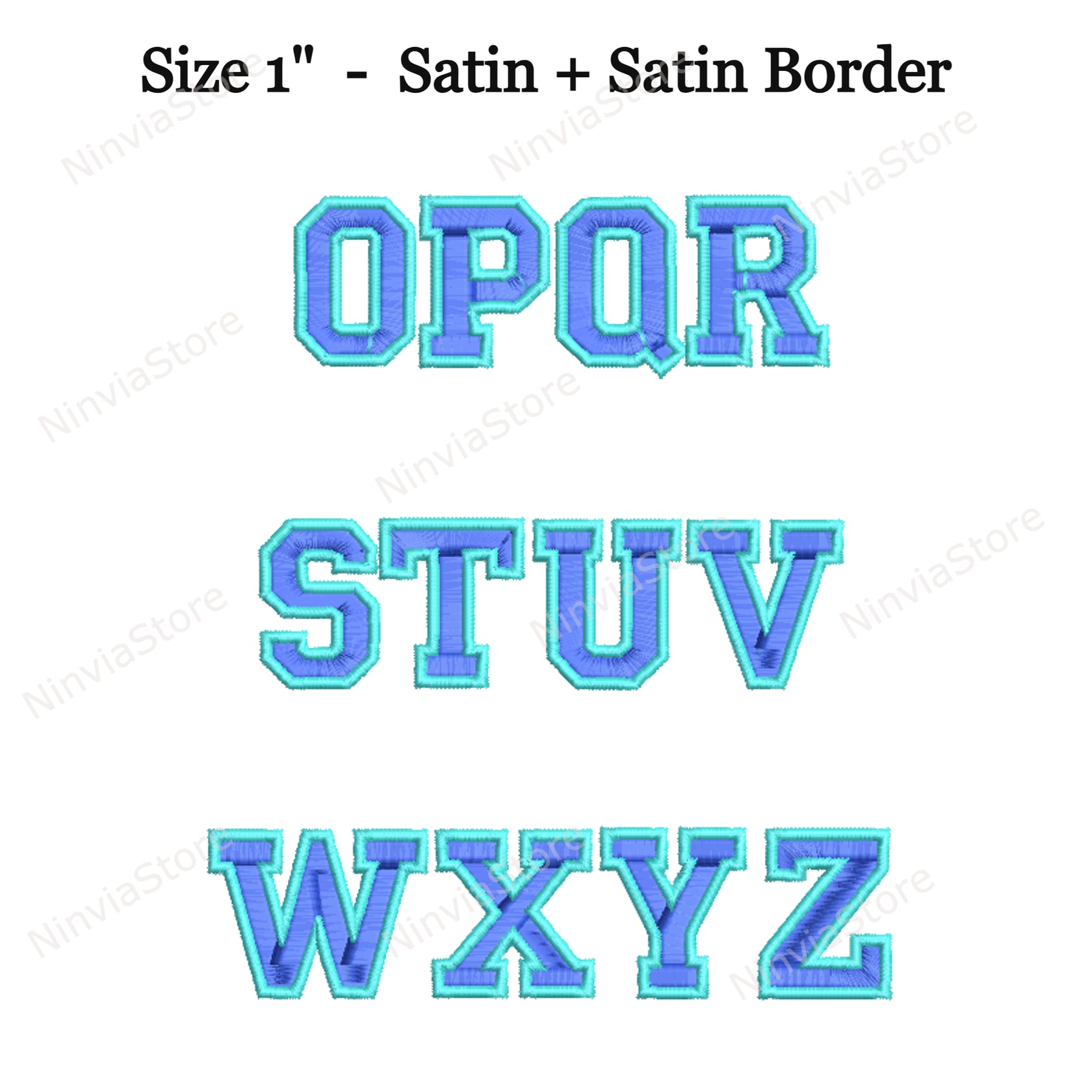2 Color College Machine Embroidery Font, Alphabet Embroidery Designs ...