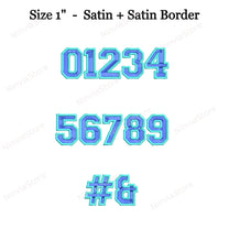 2 Color College Machine Embroidery Font, Alphabet Embroidery Designs ...