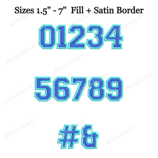 2 Color College Machine Embroidery Font, Alphabet Embroidery Designs ...