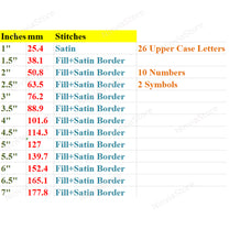 2 Color College Machine Embroidery Font, Alphabet Embroidery Designs ...