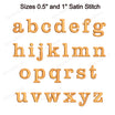 Creative Bold Machine Embroidery Font, Alphabet Embroidery Design ...
