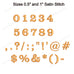 Creative Bold Machine Embroidery Font, Alphabet Embroidery Design ...