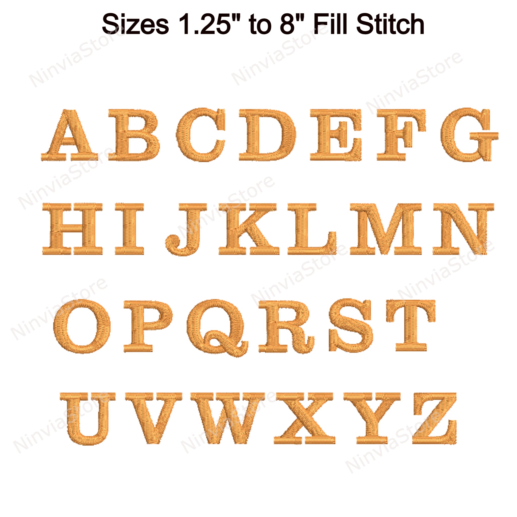 Creative Bold Machine Embroidery Font, Alphabet Embroidery Design ...