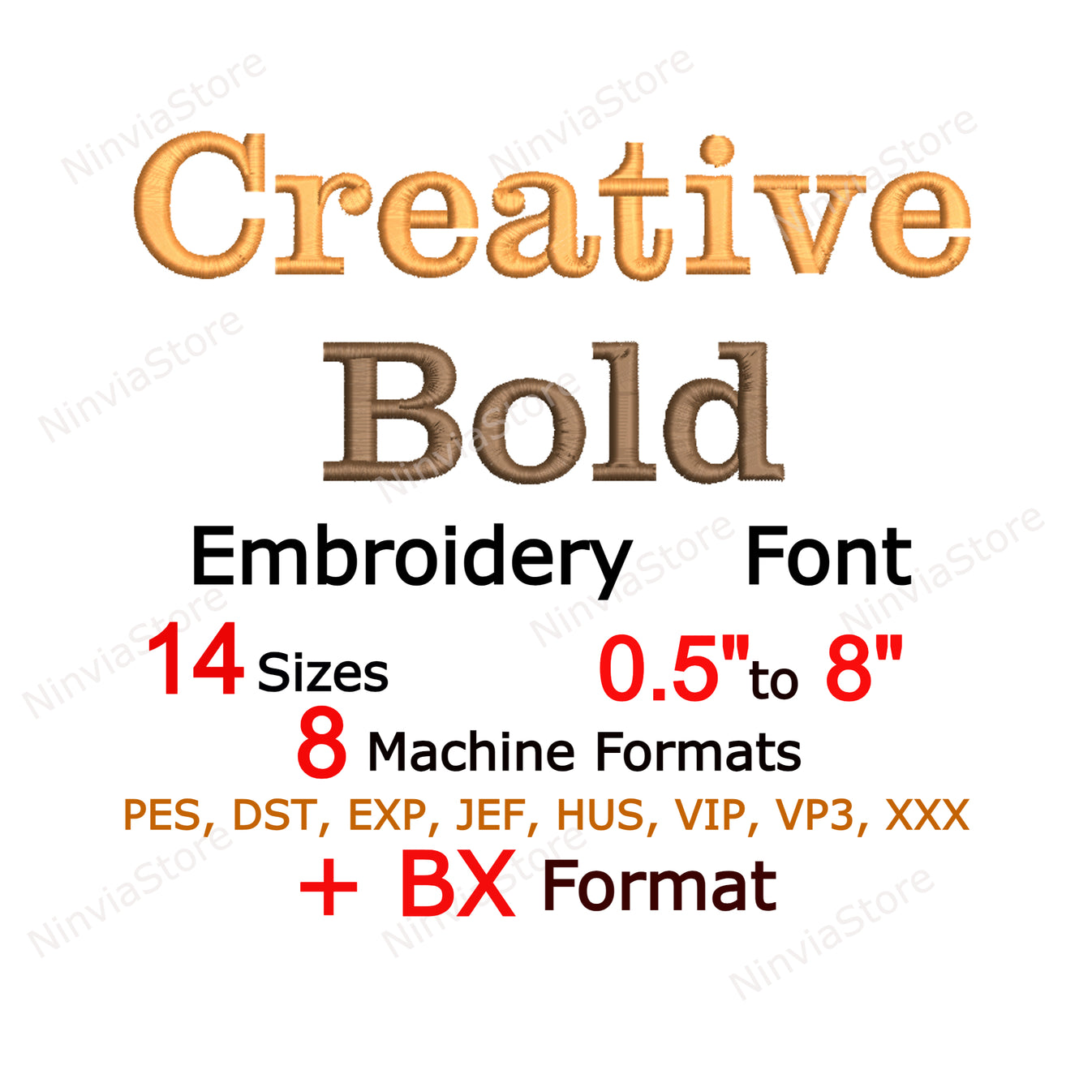Creative Bold Machine Embroidery Font, Alphabet Embroidery Design ...