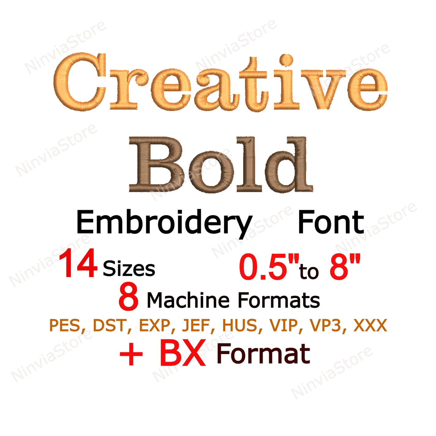 Creative Bold Machine Embroidery Font, Alphabet Embroidery Design ...