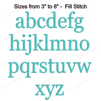 Georgia Machine Embroidery Font, Monogram Alphabet Embroidery Design ...