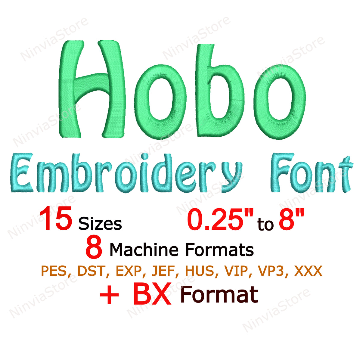 Hobo Machine Embroidery Font, Monogram Alphabet Embroidery Designs ...