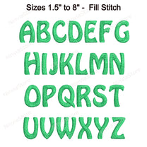 Hobo Machine Embroidery Font, Monogram Alphabet Embroidery Designs ...