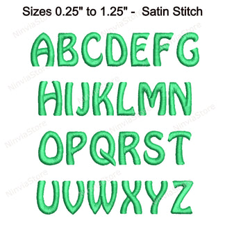 Hobo Machine Embroidery Font, Monogram Alphabet Embroidery Designs ...