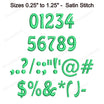Hobo Machine Embroidery Font, Monogram Alphabet Embroidery Designs ...