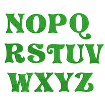 Holiday Machine Embroidery Font, Halloween Alphabet Embroidery Designs ...