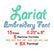 Lariat Script Machine Embroidery Font, Monogram Alphabet Embroidery ...