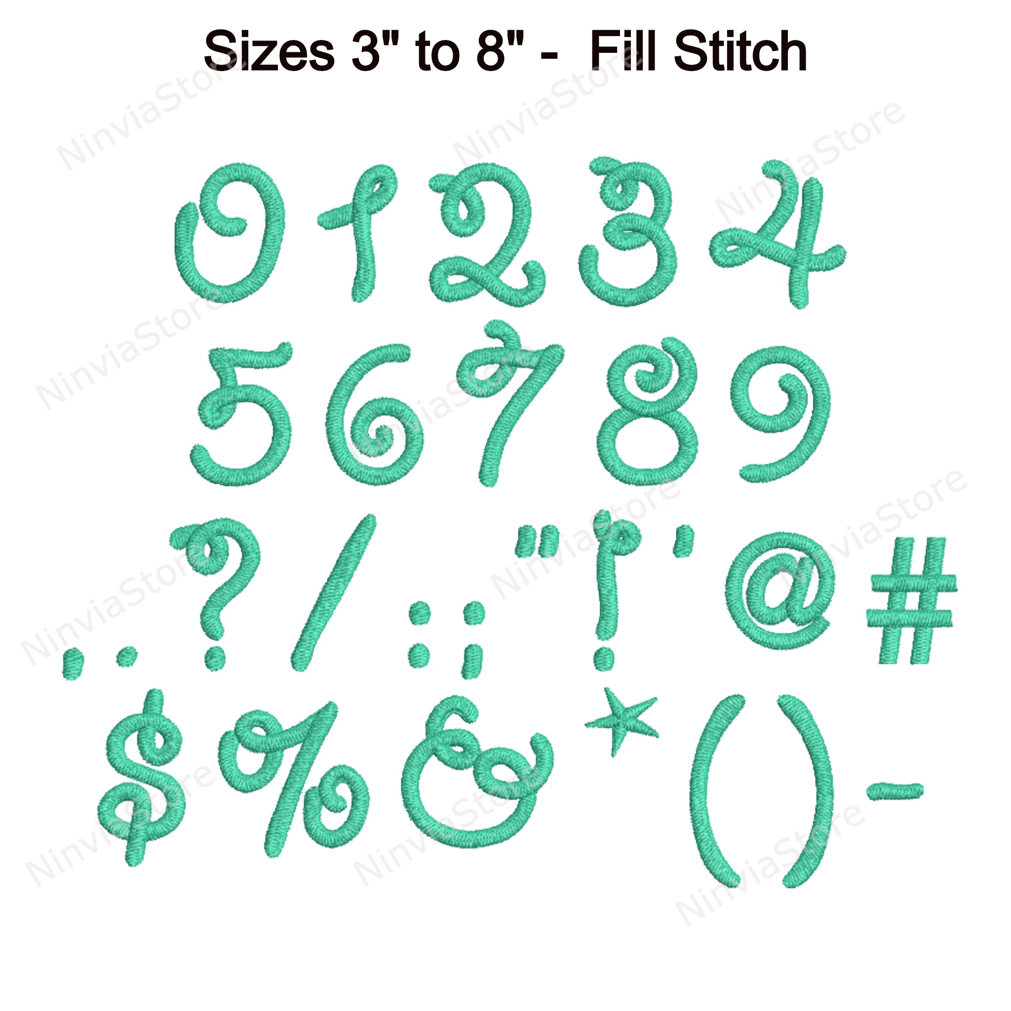 Lariat Script Machine Embroidery Font, Monogram Alphabet Embroidery ...