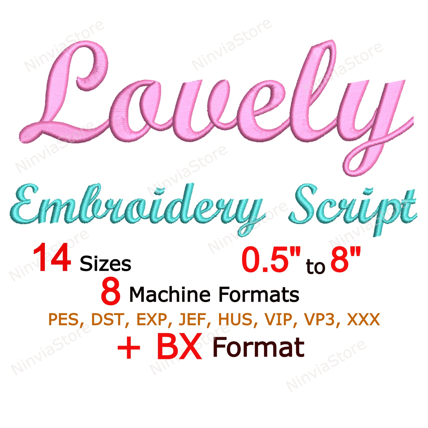 Lovely Script Machine Embroidery Font, Cursive Alphabet Embroidery ...