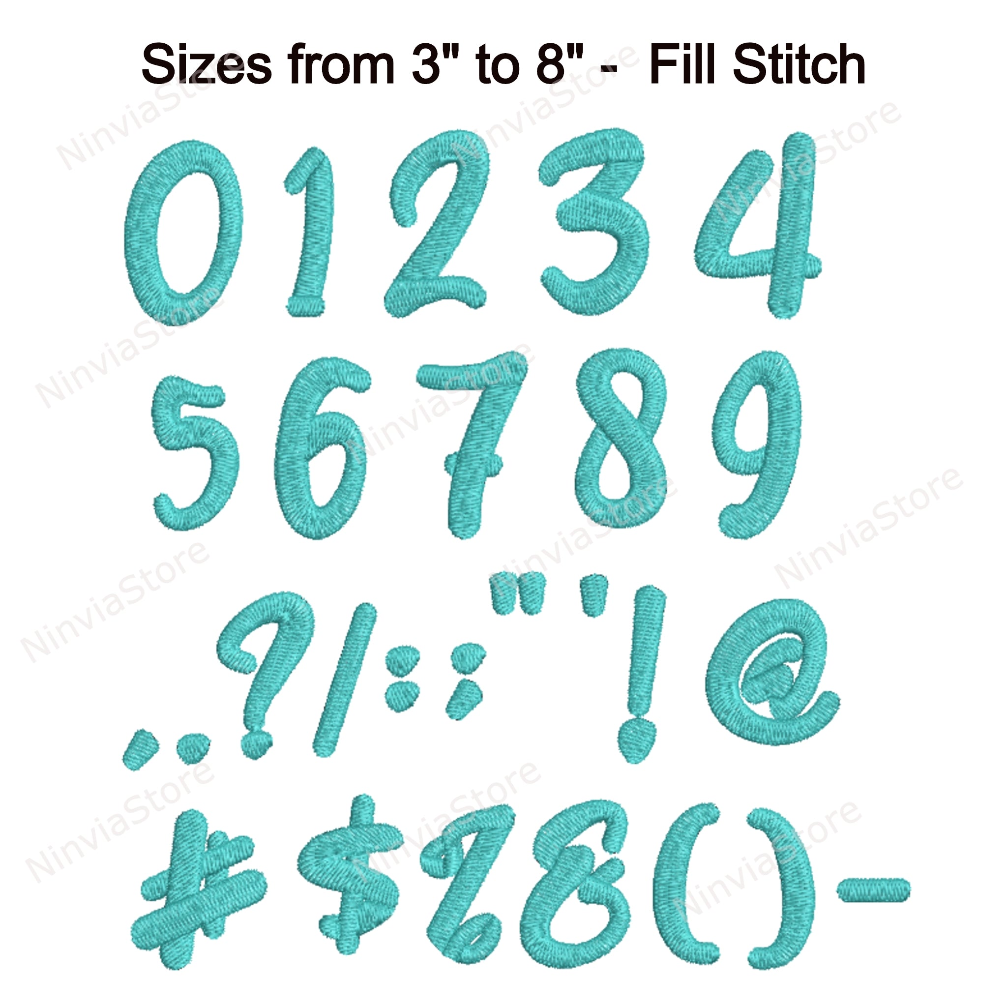 Miracle Script Machine Embroidery Font, Alphabet Embroidery Designs – NinviaStore