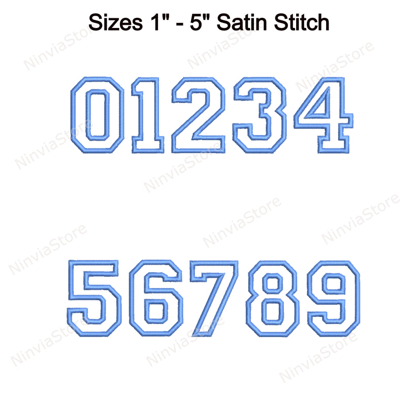 College Applique Machine Embroidery Font, Alphabet Embroidery Designs ...