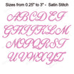 Ballantines Script Machine Embroidery Font, Alphabet Embroidery Design ...