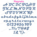 BX Machine Embroidery Script Fonts Bundle, Alphabet Embroidery Designs ...