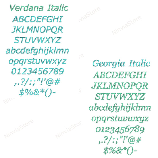 BX Machine Embroidery Script Fonts Bundle, Alphabet Embroidery Designs ...