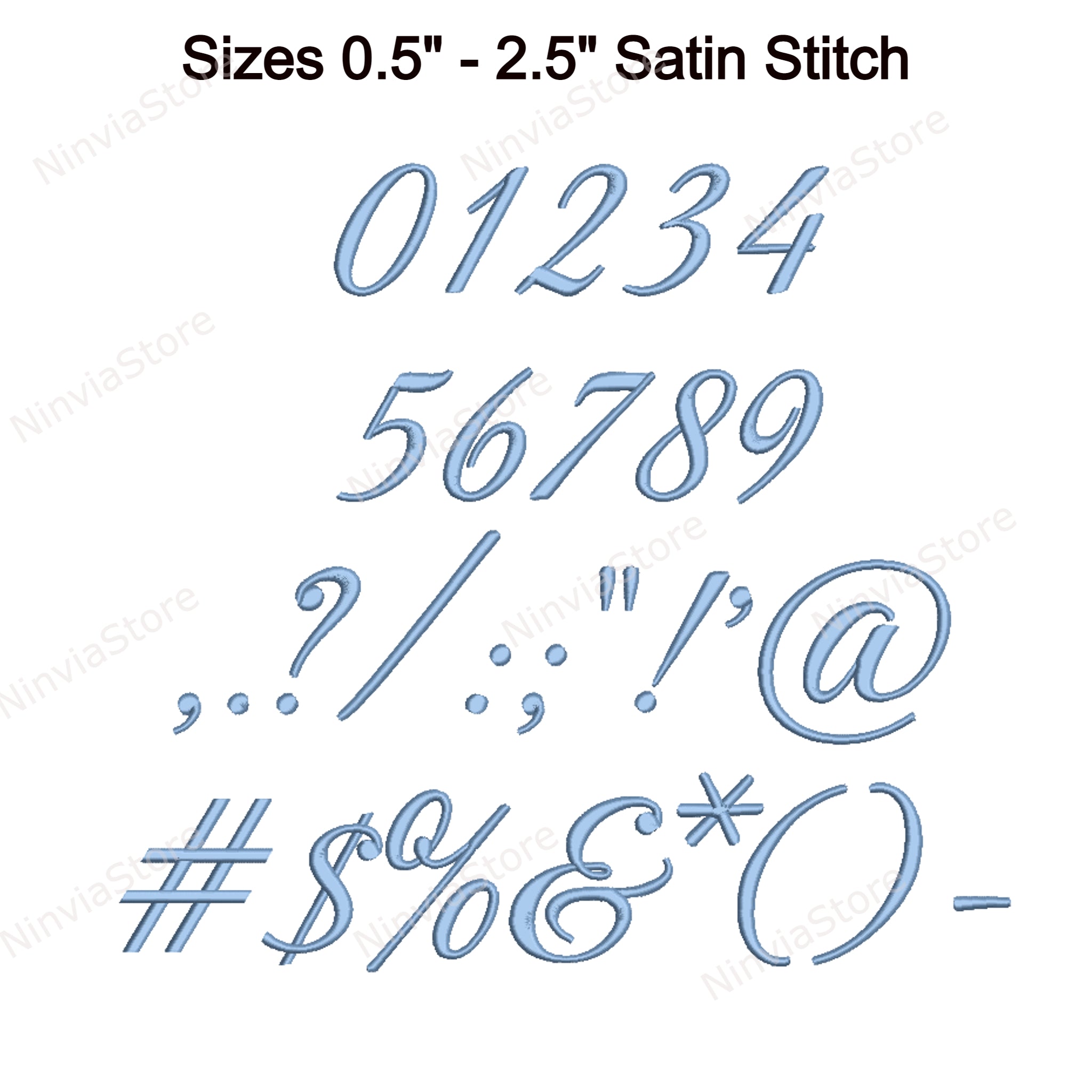 Classic Script Machine Embroidery Font, Monogram Alphabet Embroidery ...