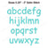 Comic Sans Machine Embroidery Font, Alphabet Embroidery Design ...